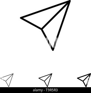 thin line share button with black cursor Stock Vector Image & Art - Alamy