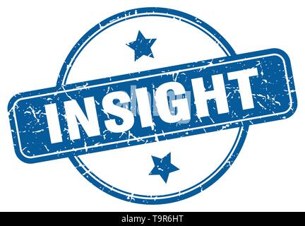 insight round grunge isolated stamp Stock Vector Image & Art - Alamy