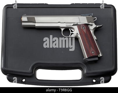 A SVI Strayer Voigt INFINITY 1911, in its case Cal..45 ACP, no. LTD1018 ...