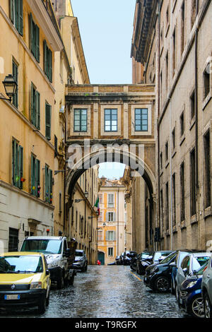 Italy Rome Via di Sant Agnese in Agone or near Piazza Navona Stock ...