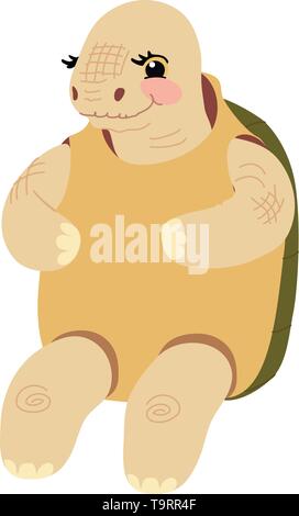 Old turtle cartoon illustration Stock Vector Image & Art - Alamy