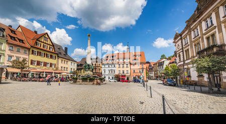 KULMBACH, GERMANY - CIRCA MAI, 2019: The townscape of Kulmbach in ...