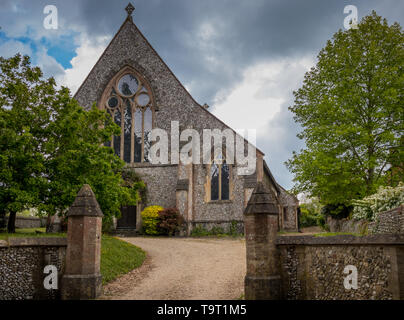 St Richard's Catholic church, Slindon Village, West Sussex, UK Stock ...