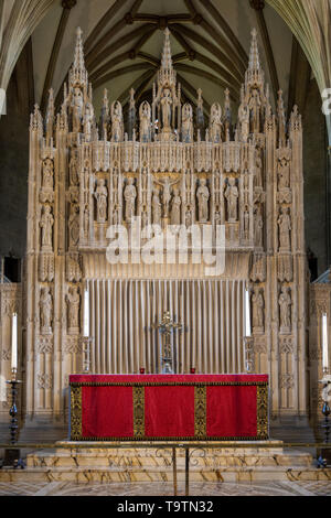 The Interior of Bristol Cathedral Stock Photo - Alamy