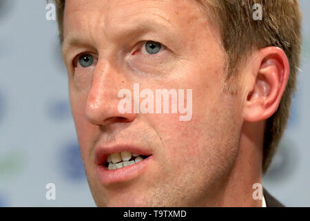 Brighton and Hove Albion new manager Fabian Hurzeler during a press ...