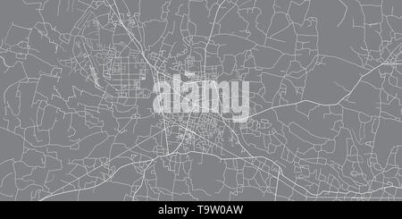 Urban vector city map of Jessore, Bangladesh Stock Vector Image & Art ...