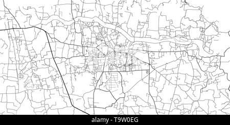 Urban vector city map of comilla, Bangladesh Stock Vector Image & Art ...