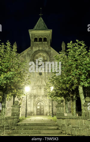 Burguete Church, Roncesvalles, Navarre, Spain Stock Photo - Alamy