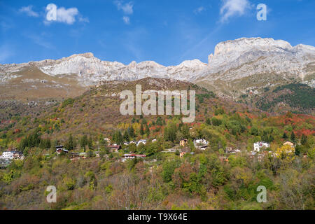 Autumn landscape Ligurian mountains part of Italian Alps Stock Photo ...