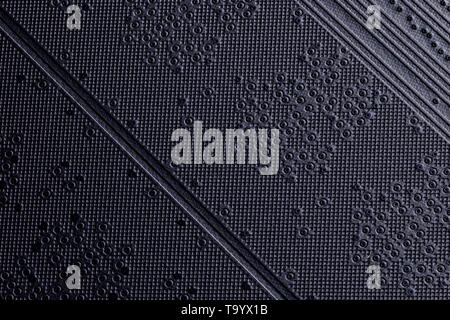 back side of black ram modules abstract black surface background Stock ...