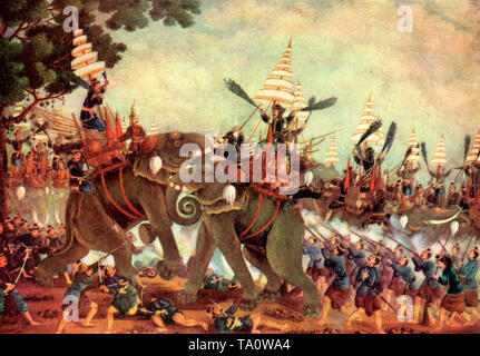 A Siamese War Elephant Stock Photo - Alamy