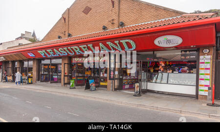 Whitby: Pleasureland amusement arcade Stock Photo - Alamy