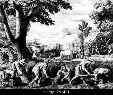 17th century illustration of agriculture Stock Photo: 103997875 - Alamy