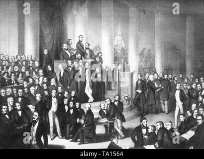 The representatives of the German National Constituent Assembly in St ...