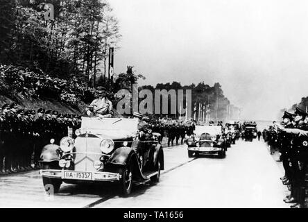 Hitler at the opening of a highway Stock Photo - Alamy
