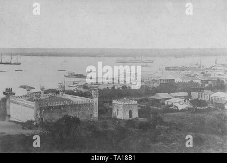 Delagoa Bay (Maputo Bay) an inlet of the Indian Ocean on the coast of ...