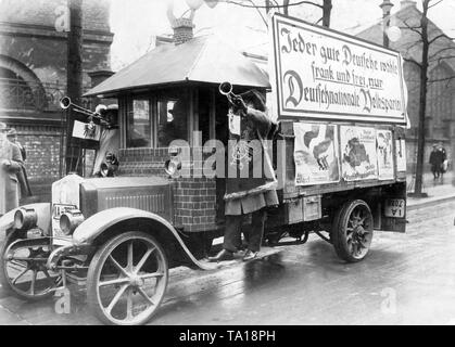The election campaign poster of the DNVP (German National People's ...