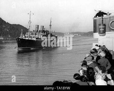 The Strength through Joy ship 'Wilhelm Gustloff', 1937 Stock Photo - Alamy