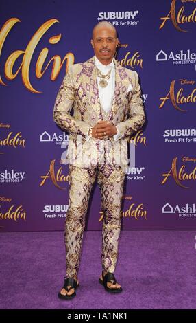 Jamal Sims at arrivals for ALADDIN Premiere, El Capitan Theatre, Los ...