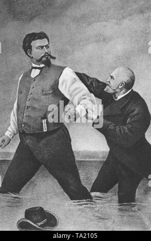 Death of King Ludwig II, 1886 Stock Photo - Alamy