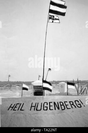 Canvassing of the German National People's Party (DNVP) on a plane on ...