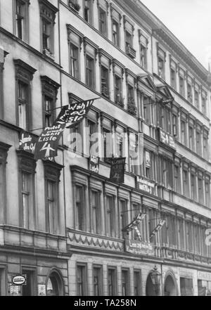 Call by the Communist Party of Germany (KPD) for a public meeting on 15 ...