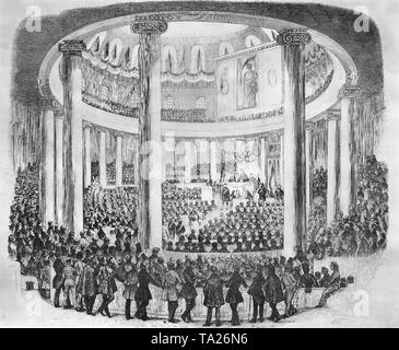 The representatives of the German National Constituent Assembly in St ...