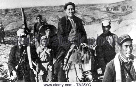 Red Army Soldiers on the Long March, China, 1934 Stock Photo: 77557169 ...