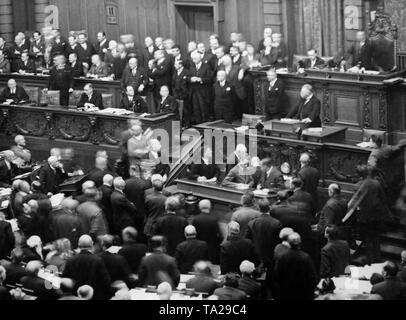 Alfred Hugenberg in the Reichstag, 1930 Stock Photo - Alamy