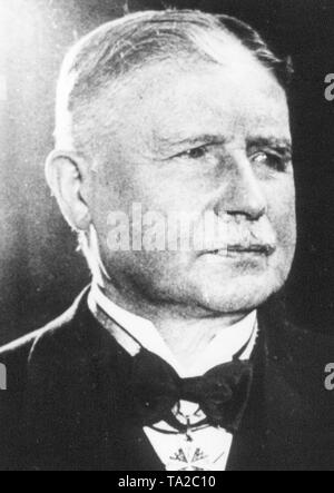 Wilhelm Groener, 1932 Stock Photo - Alamy