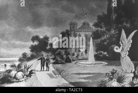 Death of King Ludwig II, 1886 Stock Photo - Alamy