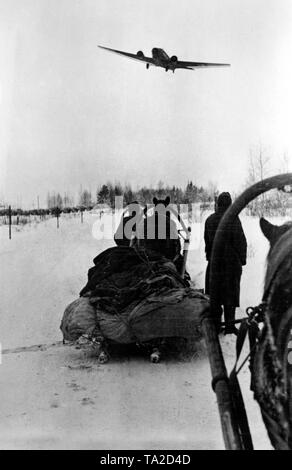 German soldier in the Demyansk Pocket, 1942 Stock Photo - Alamy