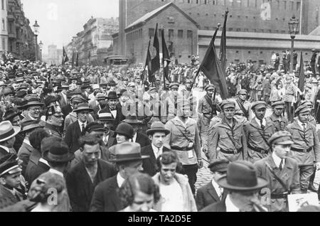 Members of the Alliance of Red Front Fighters (RFB), the paramilitary ...