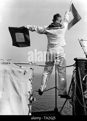 The German research ship Meteor in the floating drydock of MWB in ...
