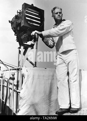 The German research ship Meteor in the floating drydock of MWB in ...