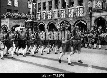 NAZI RALLY in 1930s Stock Photo - Alamy
