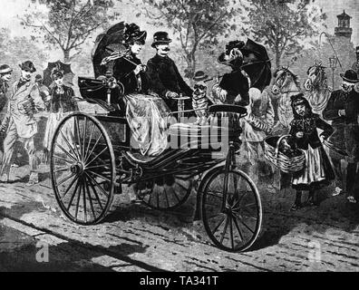 Benz Motor Car of 1888 Stock Photo - Alamy