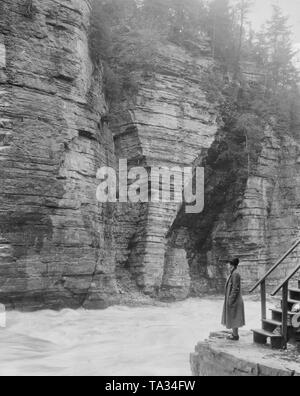 Elephant Rock in Ausable Chasm, Adirondack Mountains of New York State ...