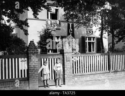 Canvassing of the German National People's Party (DNVP) on a plane on ...