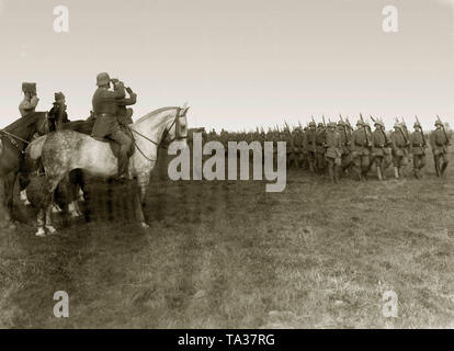 Members of the Freikorps "Iron Division", a volunteer unit formed of ...