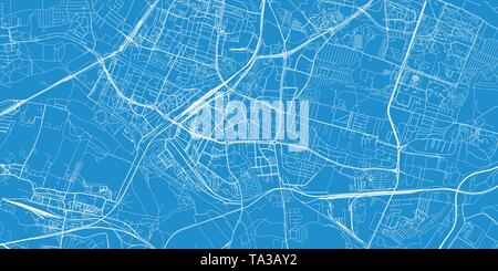 Urban vector city map of Sosnowiec, Poland Stock Vector Image & Art - Alamy