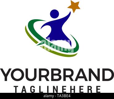 Star people logo vector icon template Stock Vector Image & Art - Alamy