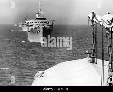 View of the cruise ship "Robert Ley" of the Nazi organization "Kraft ...