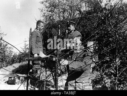 Command post of the Wehrmacht during Operation Typhoon in early October ...