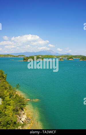 Mt. Unzen fugen and Matsushima, Kumamoto Prefecture, Japan Stock Photo ...