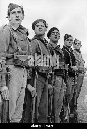 Photo of a unit of the Condor Legion during the parade of the returned ...