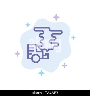 Car exhaust with smog pollution cloud icon or symbol vector ...