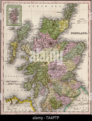 Map of Europe, 1844 Stock Photo - Alamy