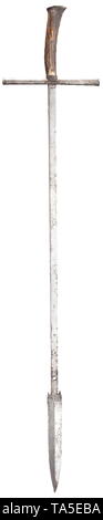A German boar sword, 1st half of the 16th century Sturdy blade with a ...