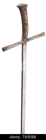 A German boar sword, 1st half of the 16th century Sturdy blade with a ...